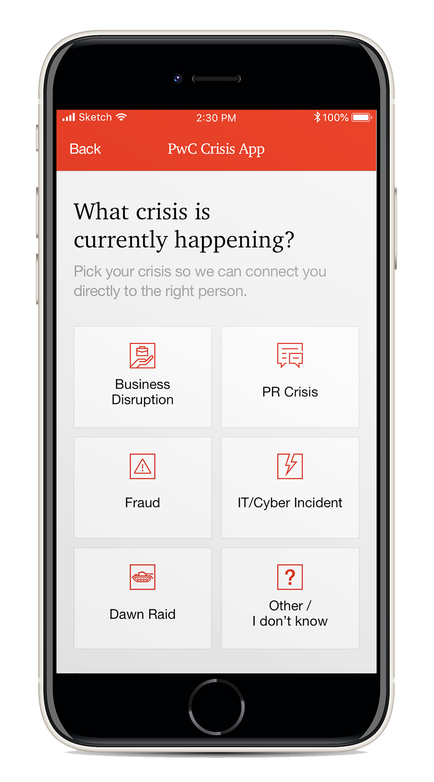 Crisis App: 24/7 crisis support