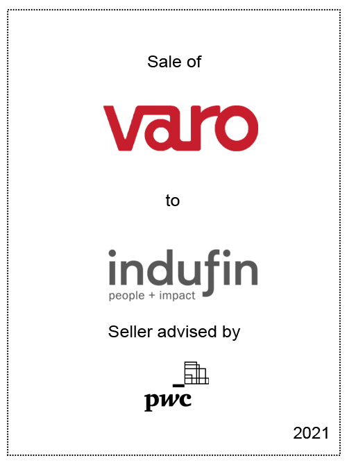 The Sale of Varo to Indufin | PwC Belgium
